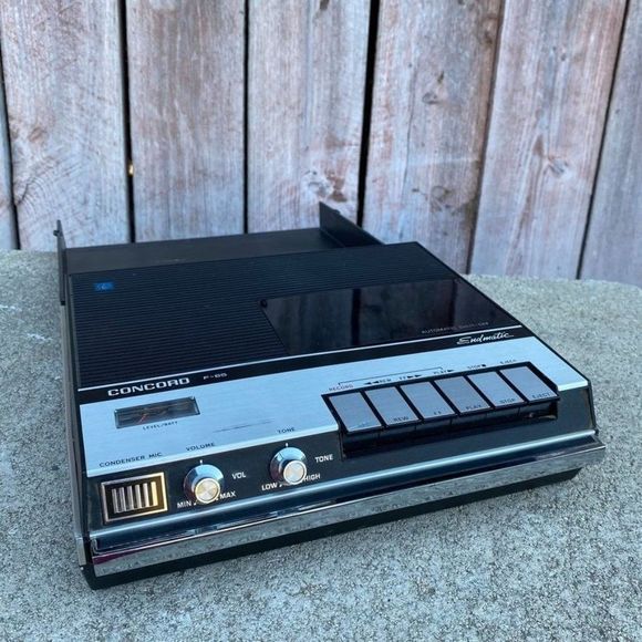 Vintage | Accents | Vintageconcord Cassettetape Recorder Model F65 ...